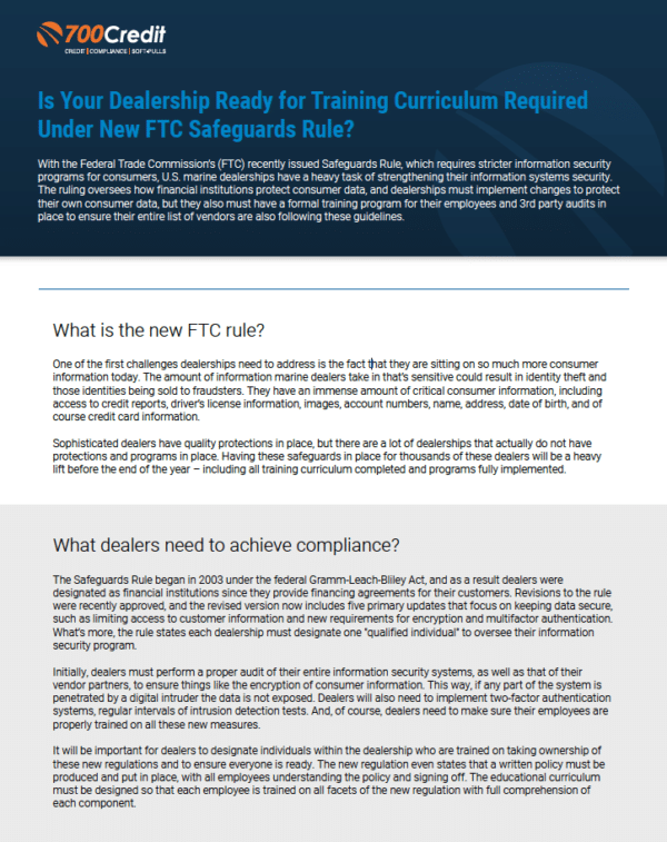Safeguards Rule - Marine Retailers Association