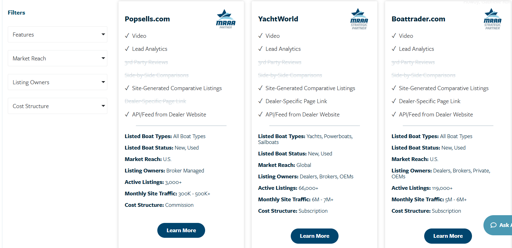 Introducing MRAA’s Online Boat Marketplace Comparison Tool: More ...